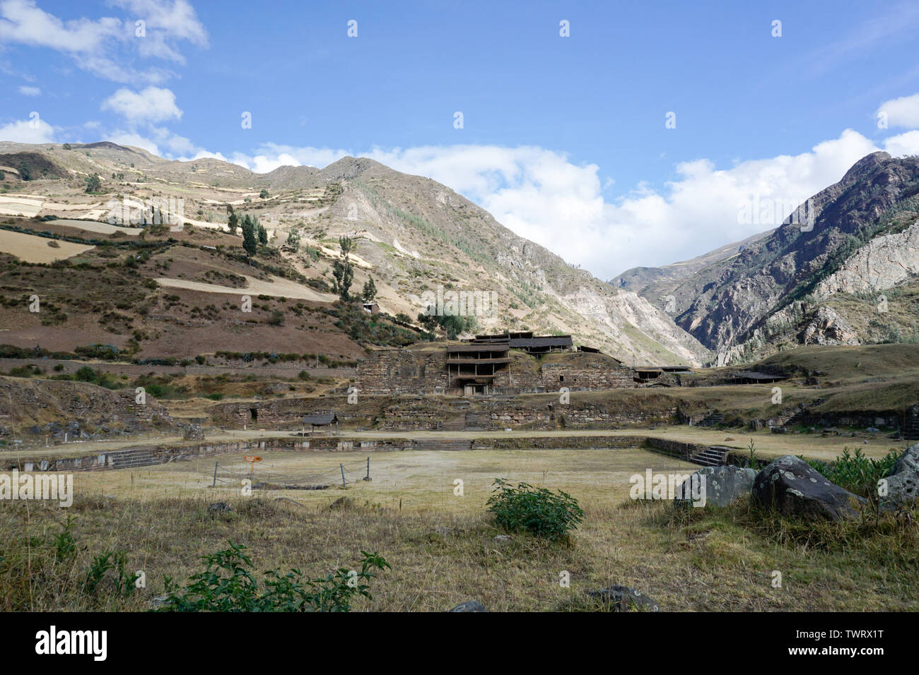 Chavin de Huantar, Ancash / Peru: 12 June, 2016: ruins of the pre-Incan ...