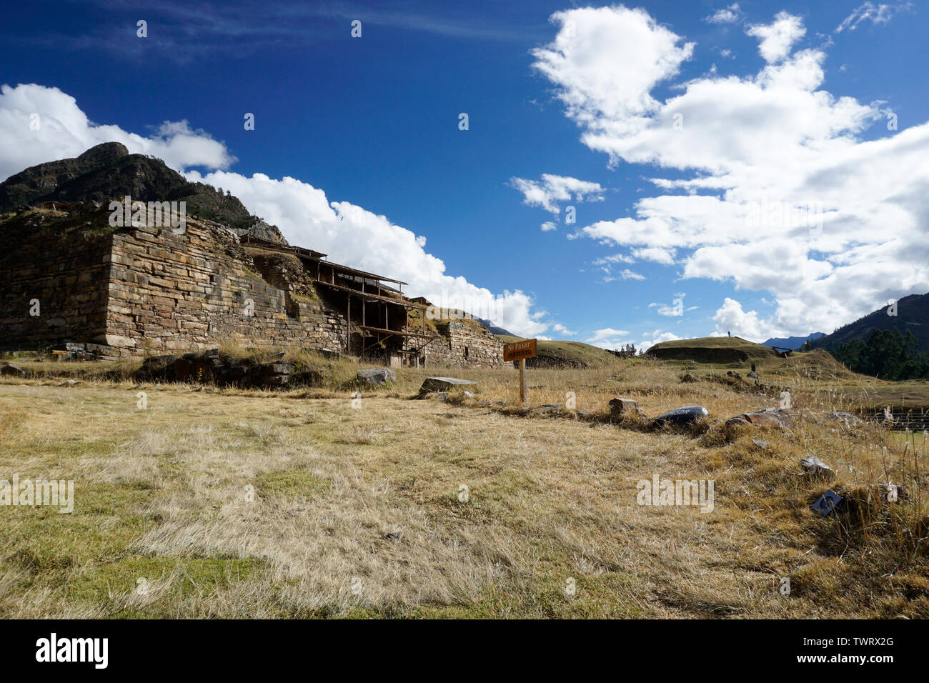 Chavin de Huantar, Ancash / Peru: 12 June, 2016: ruins of the pre-Incan ...