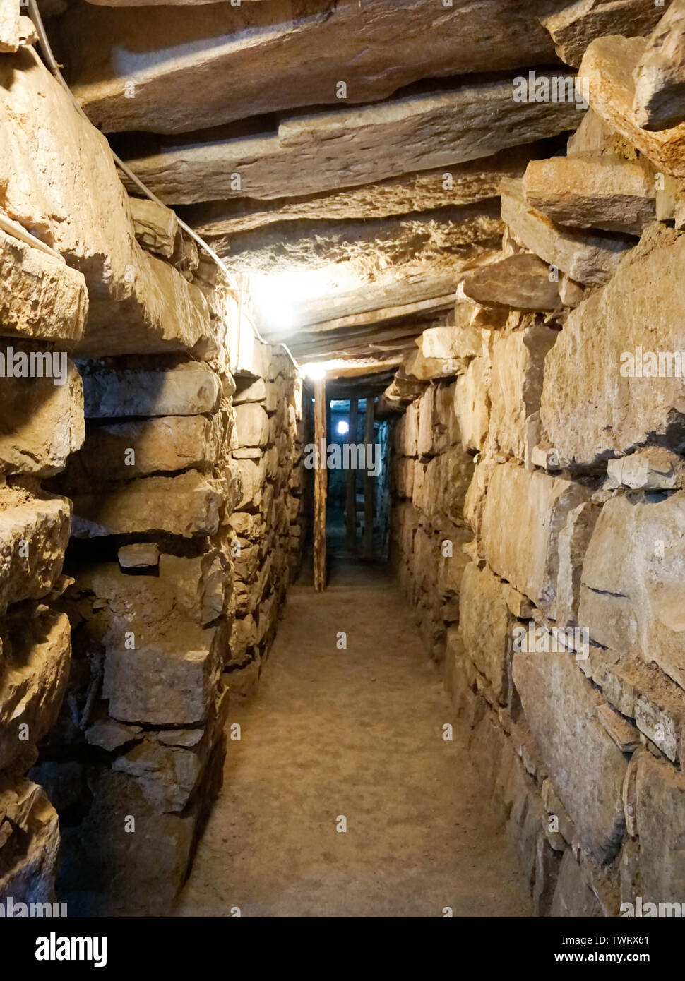 Chavin de Huantar, Ancash / Peru: 12 June, 2016: view of the ...