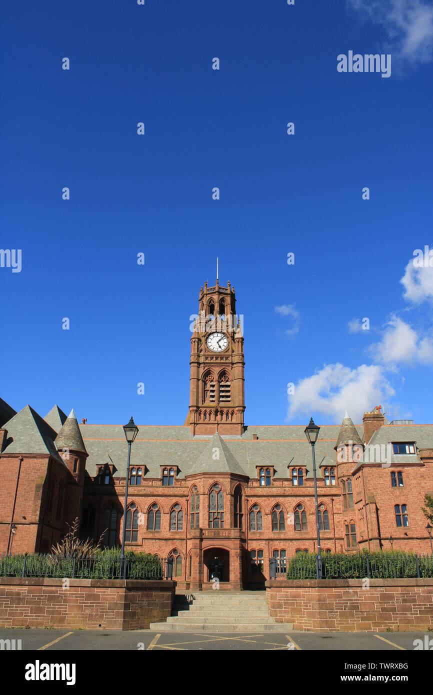 Barrow in furness town hall clock hi-res stock photography and images ...