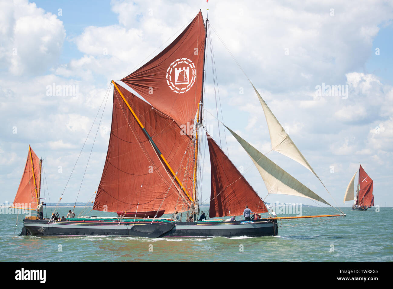 Thames Estuary, United Kingdom. 22nd June, 2019. SB Lady of the Lea ...