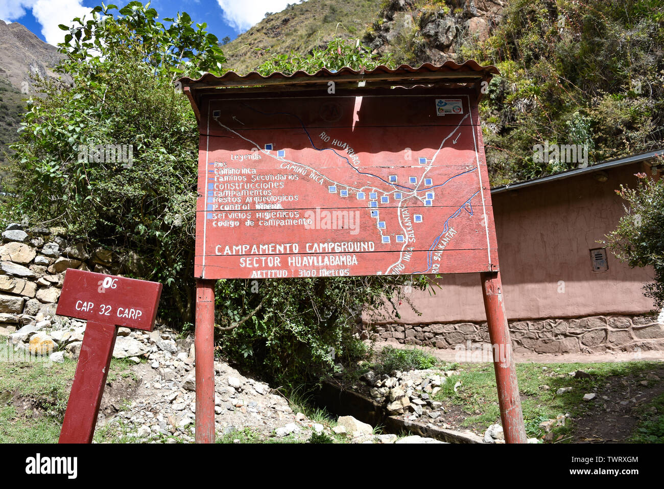 Inka trail map hi-res stock photography and images - Alamy