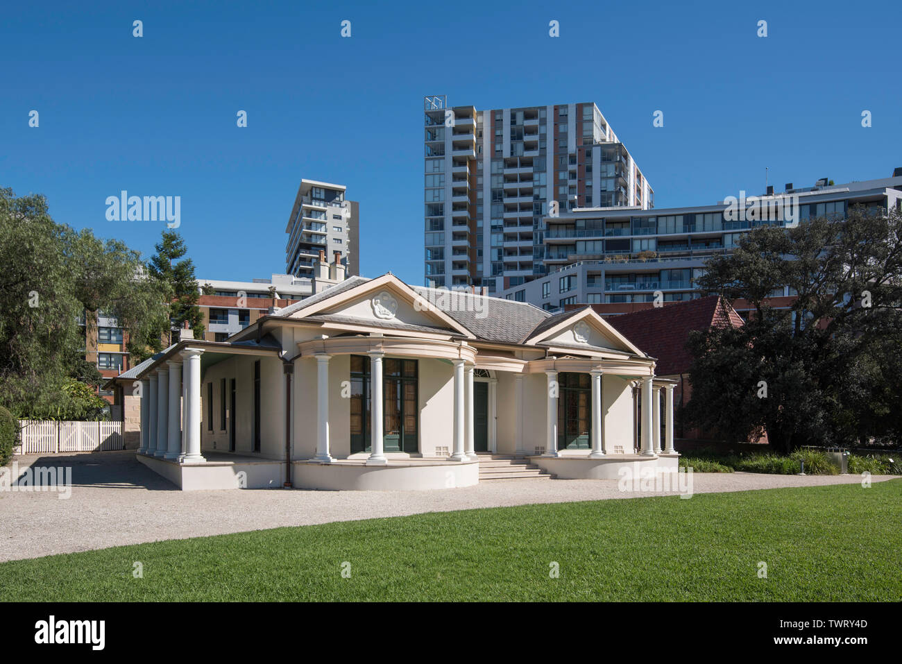 Built between 1833 and 1836, Tempe House in the Sydney suburb of Wolli ...