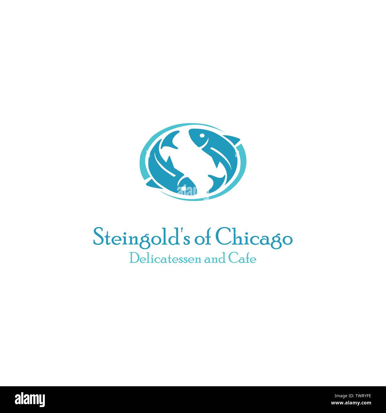 Logo design for restaurant menu, seafood, fish icon and logo template ...