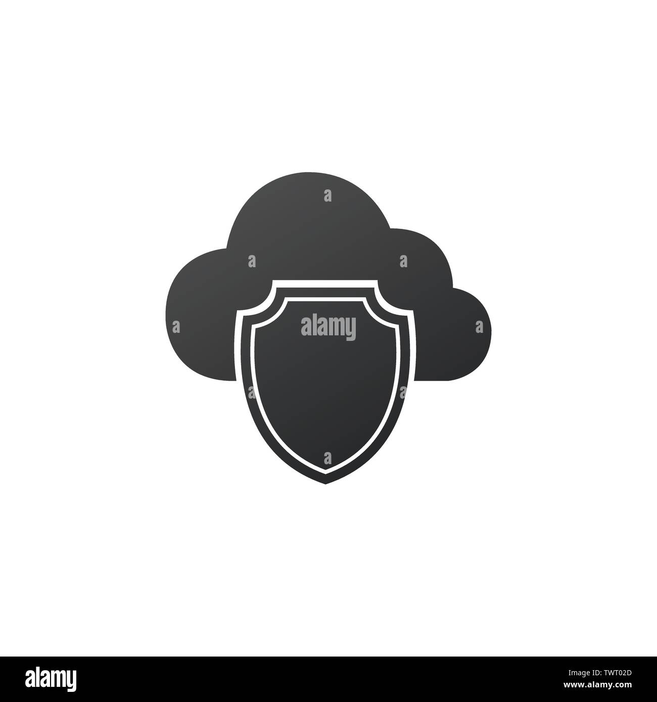 security and data protection, cloud and shield. cyber security ...