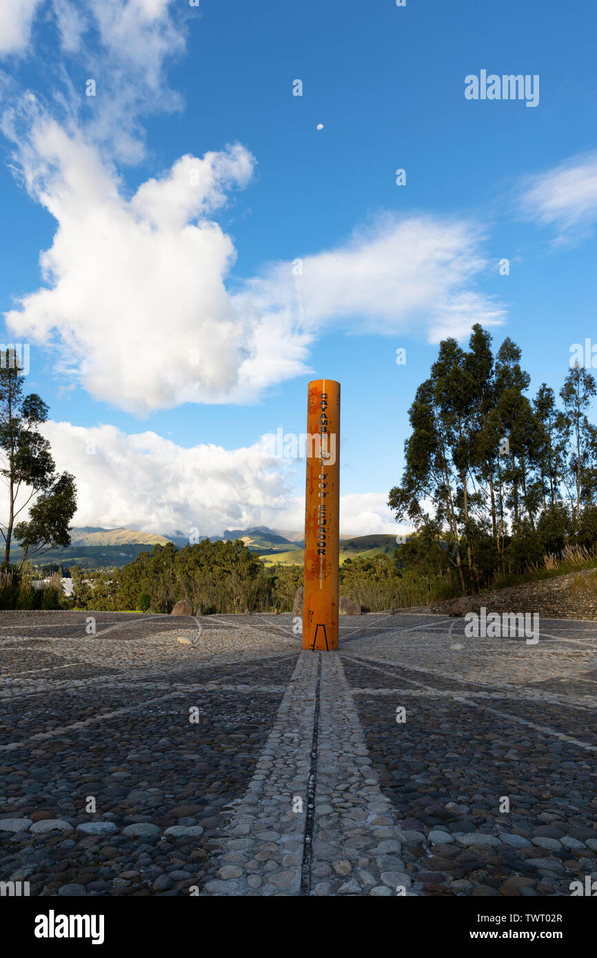 The equator in Ecuador Stock Photo - Alamy