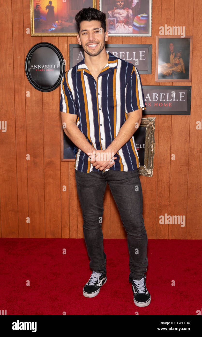 Westwood, CA - June 20, 2019: Josh Leyva attends the Premiere Of Warner ...