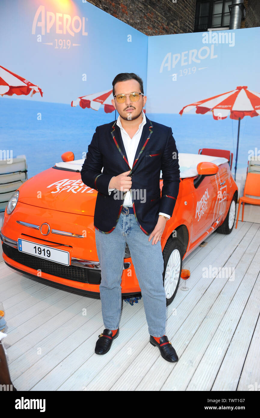 At the Aperol Spritz Big Birthday Social, Shoreditch Electric Light ...