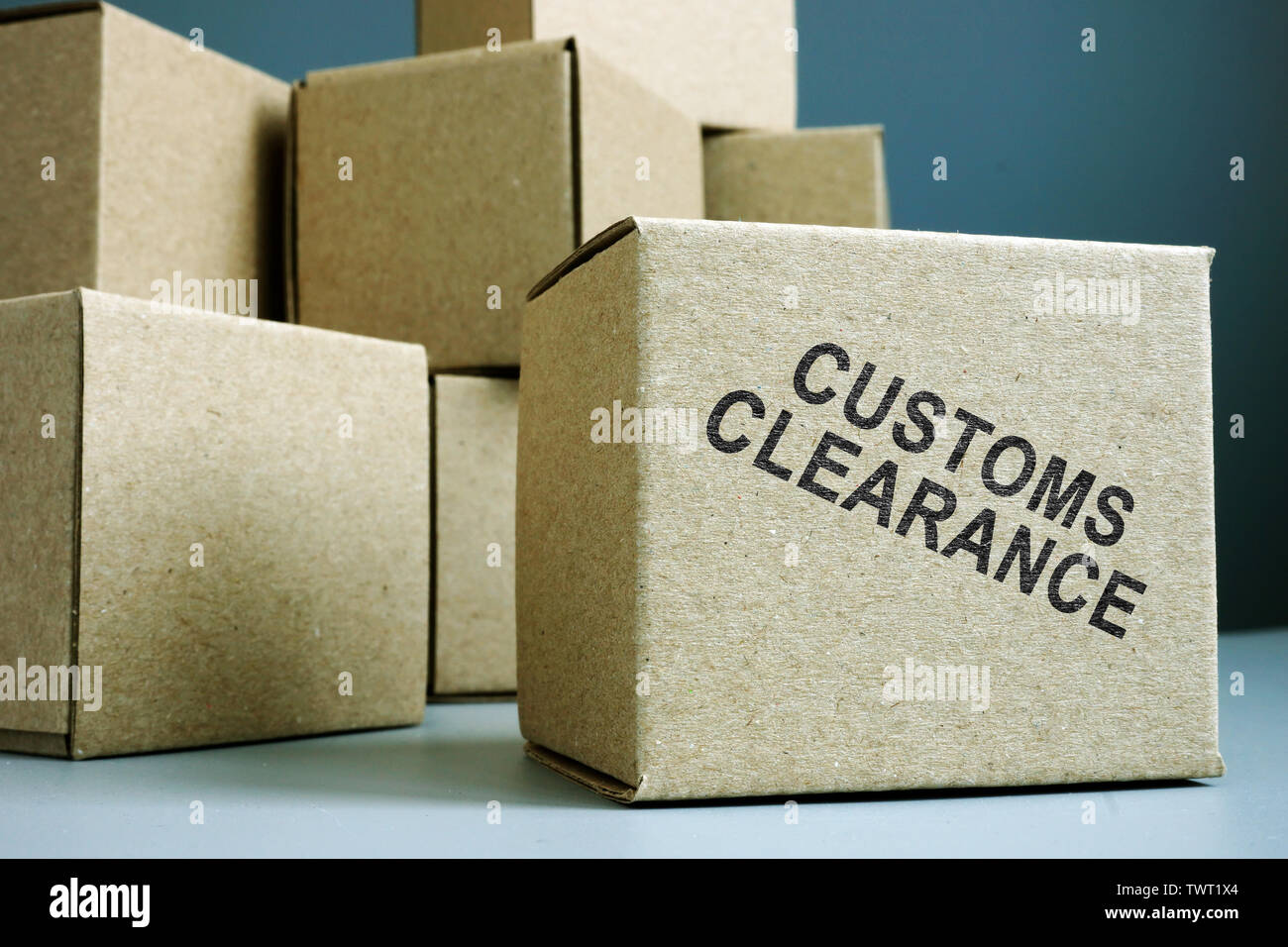 Customs declaration form hi-res stock photography and images - Alamy