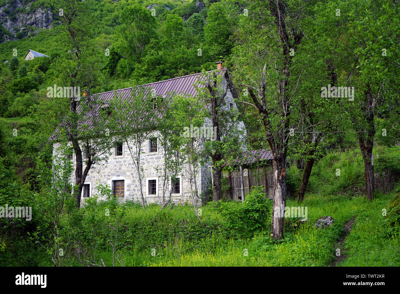 CURRAJ, ALBANIA - CIRCA MAY 2019 Old stone building Stock Photo - Alamy