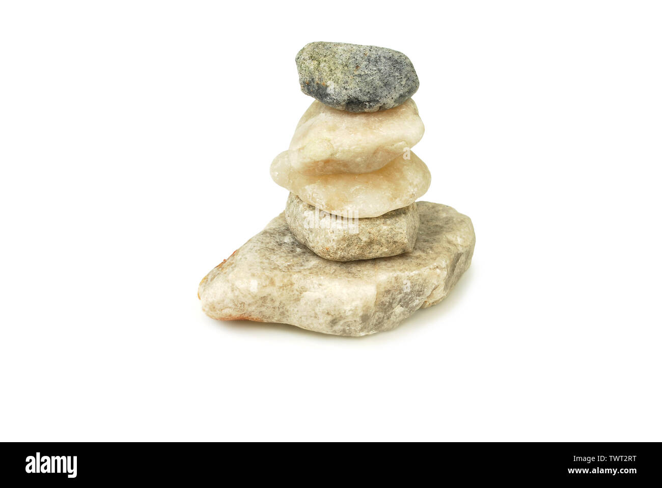 Gravel stone garden path Cut Out Stock Images & Pictures - Alamy