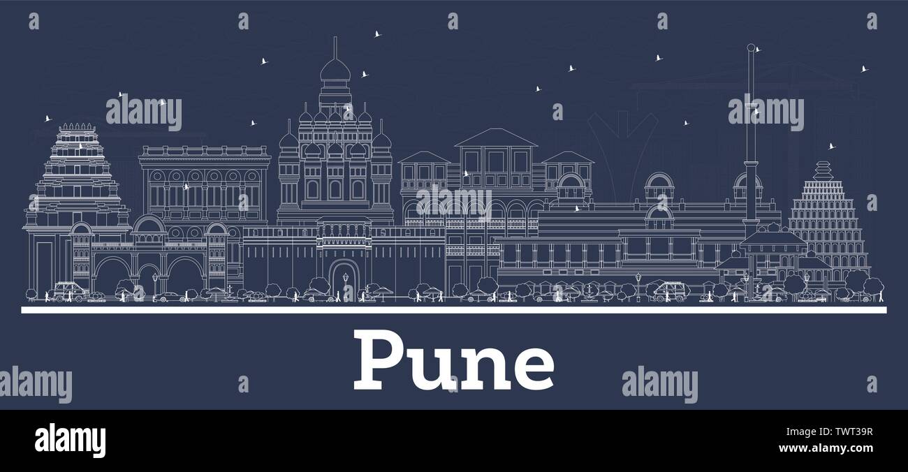 Pune city Stock Vector Images - Alamy