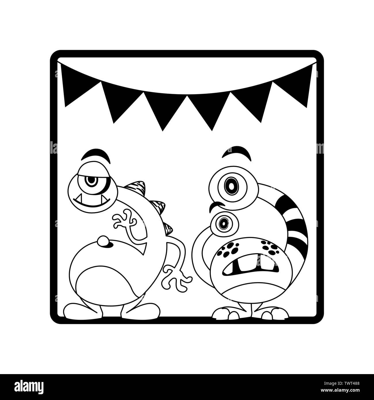 Little monsters Black and White Stock Photos & Images - Alamy