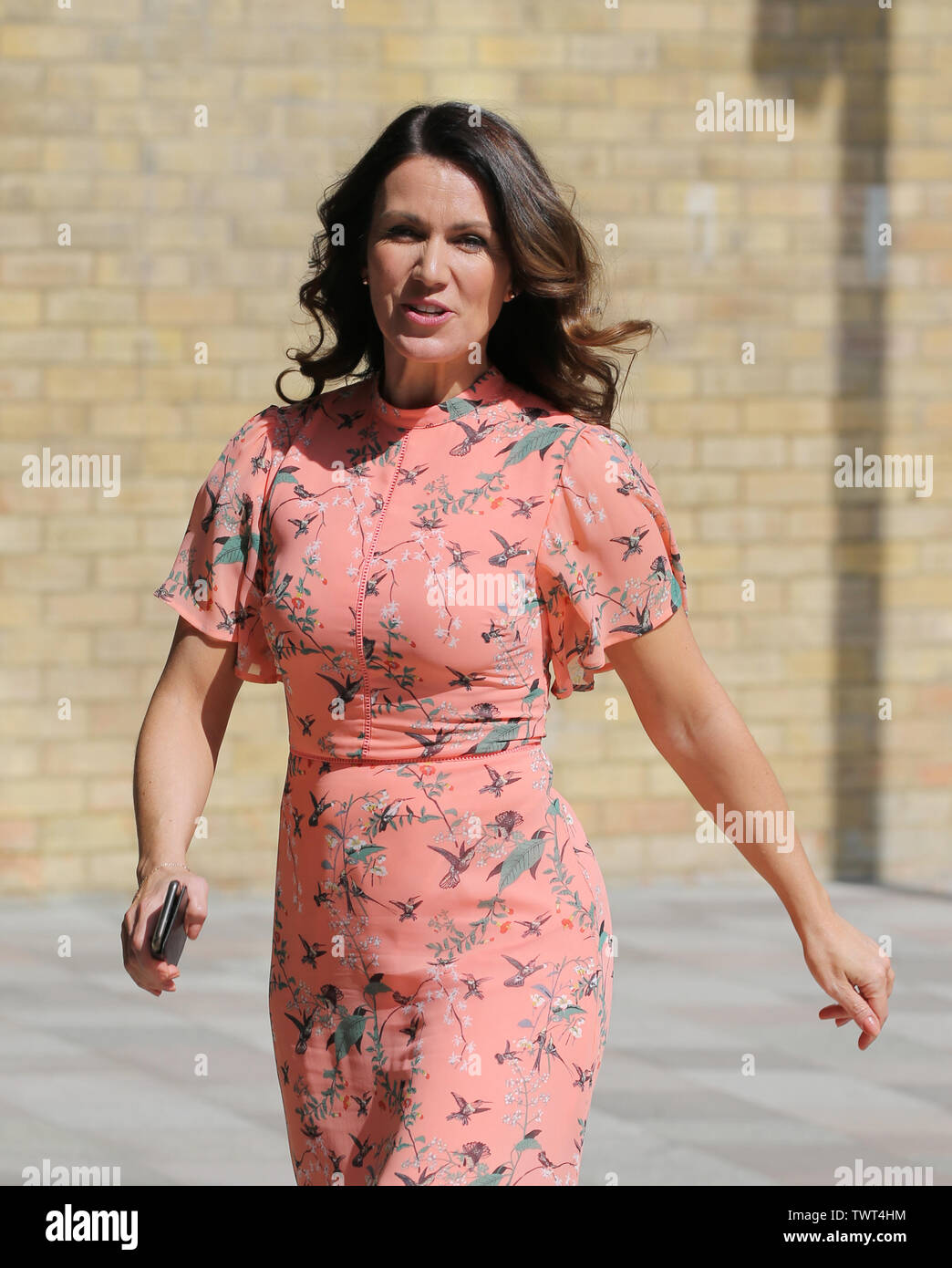 Susanna Ried outside ITV Studios Featuring: Susanna Ried Where: London ...