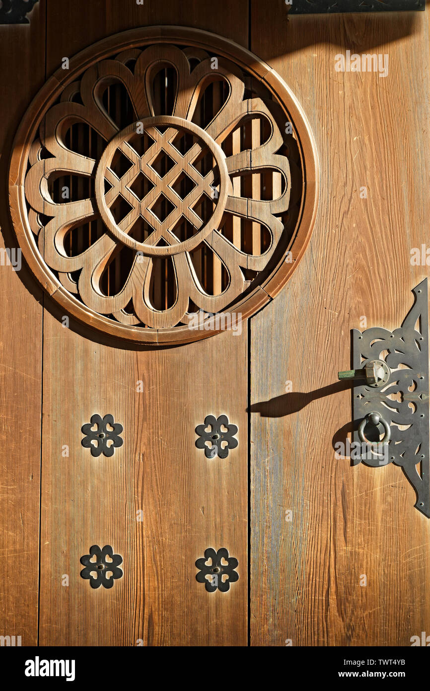Door in Meiji Temple , Tokyo Stock Photo - Alamy