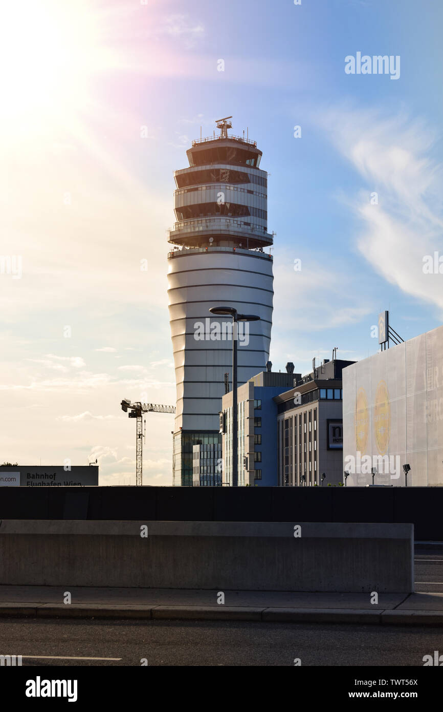 Vienna, Austria: May/20/2019 - Vienna International Airport (built in ...