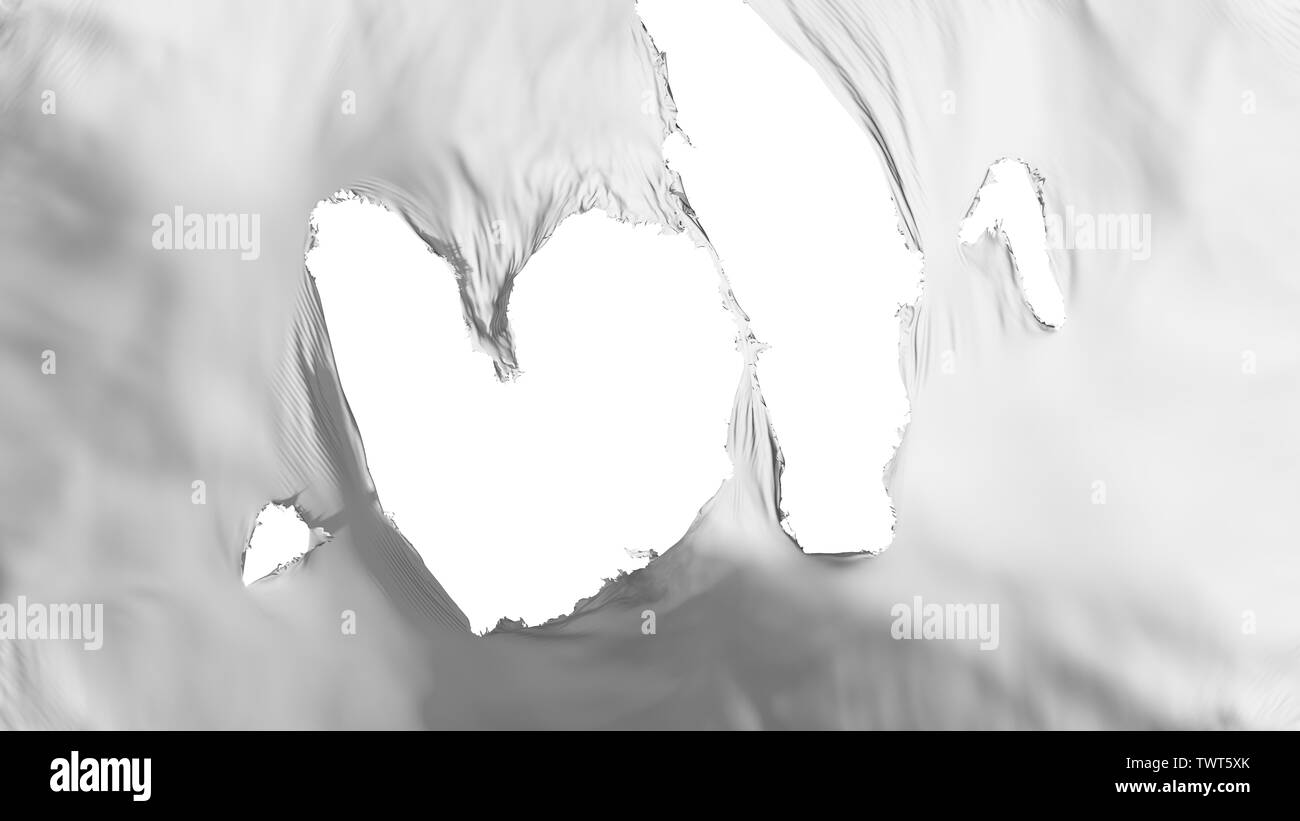 Ragged White color flag Stock Photo - Alamy