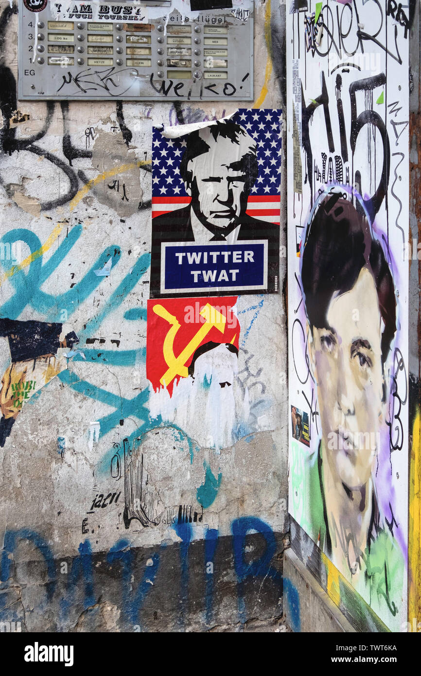 Apartment building covered in street art & Graffiti In Dirschauer ...