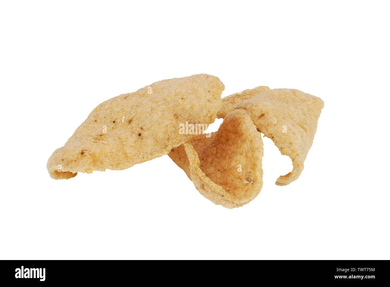 Fish cracker on white background.With Clipping Path Stock Photo - Alamy