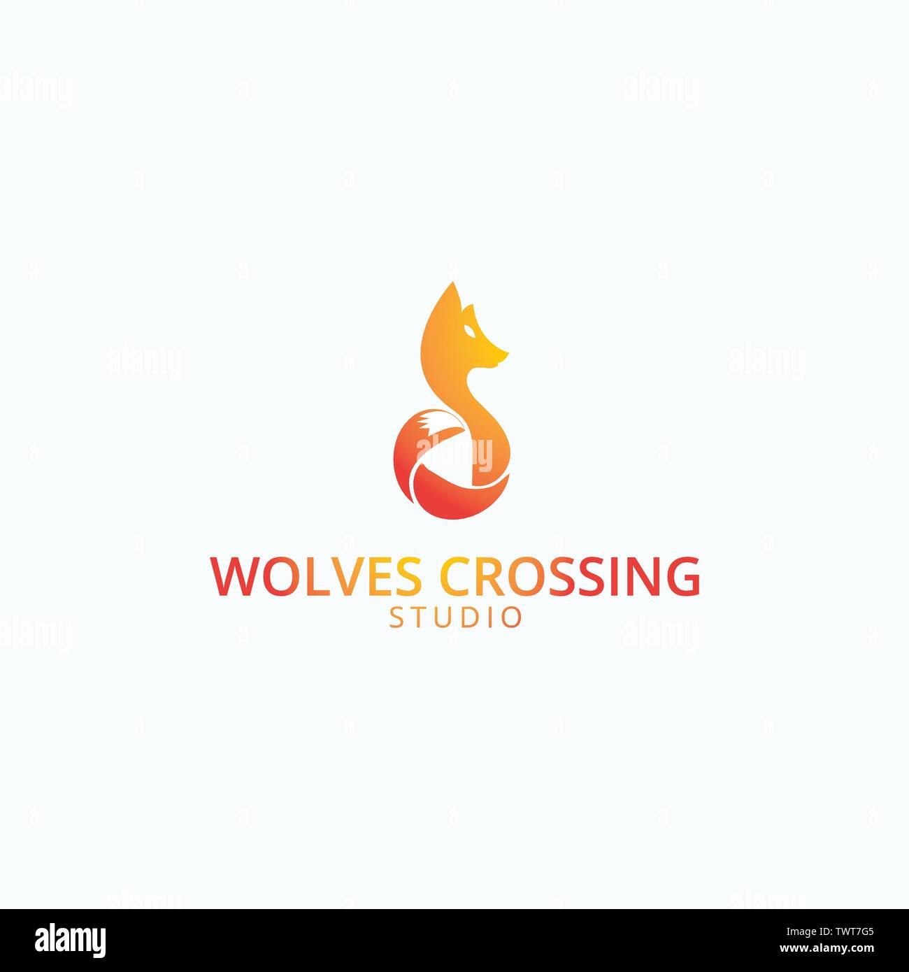 Fox Logo Template.This logo design suitable for business, fox, animal ...