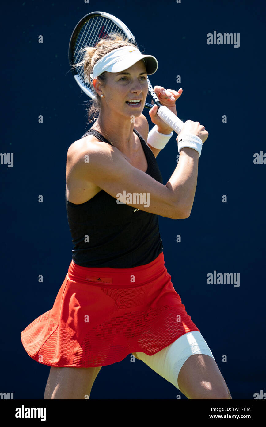 Mandy Minella (Luxembourg) in action against Astra Sharma Nature Valley ...