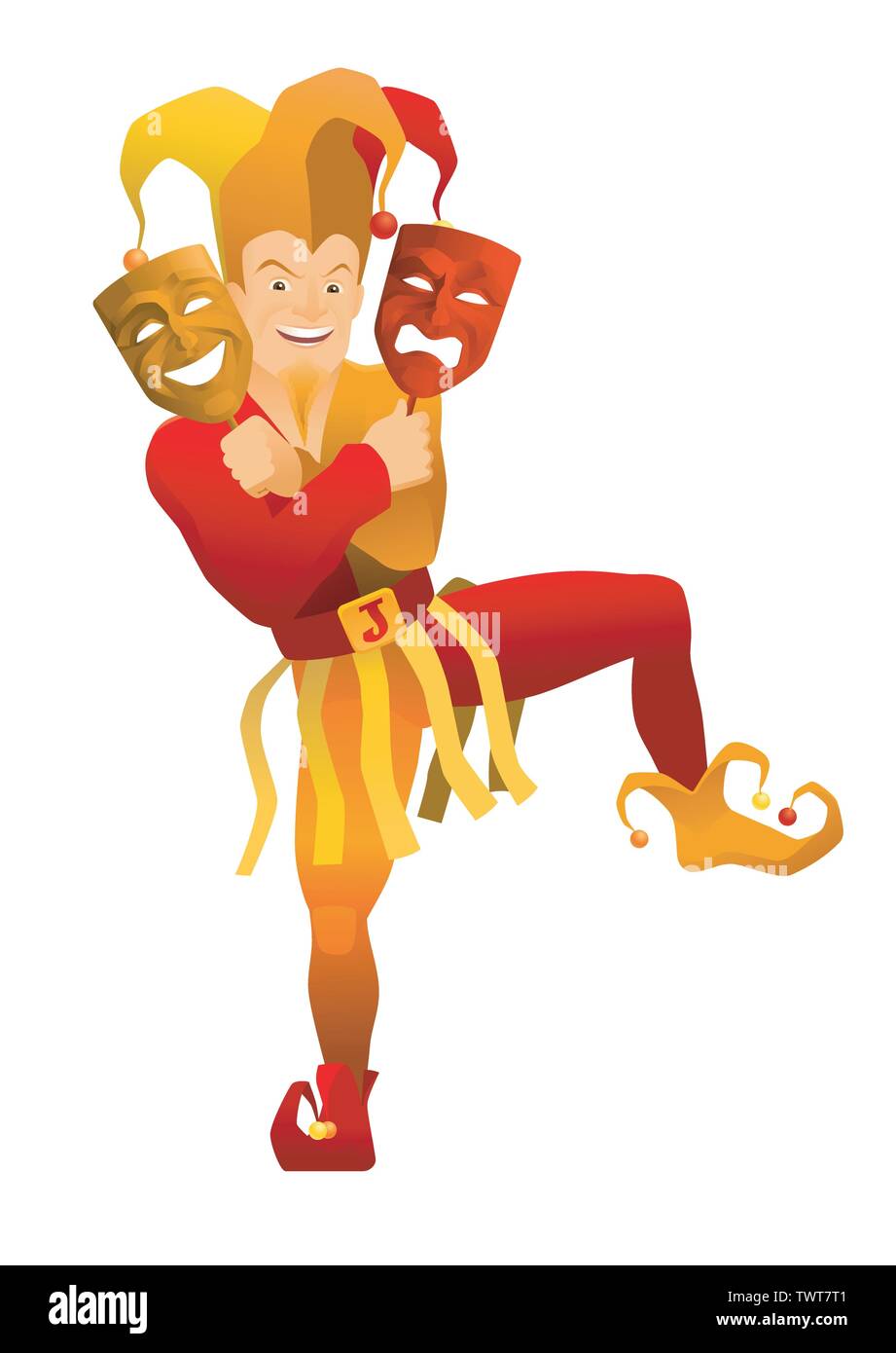 Dancing mask Cut Out Stock Images & Pictures - Alamy