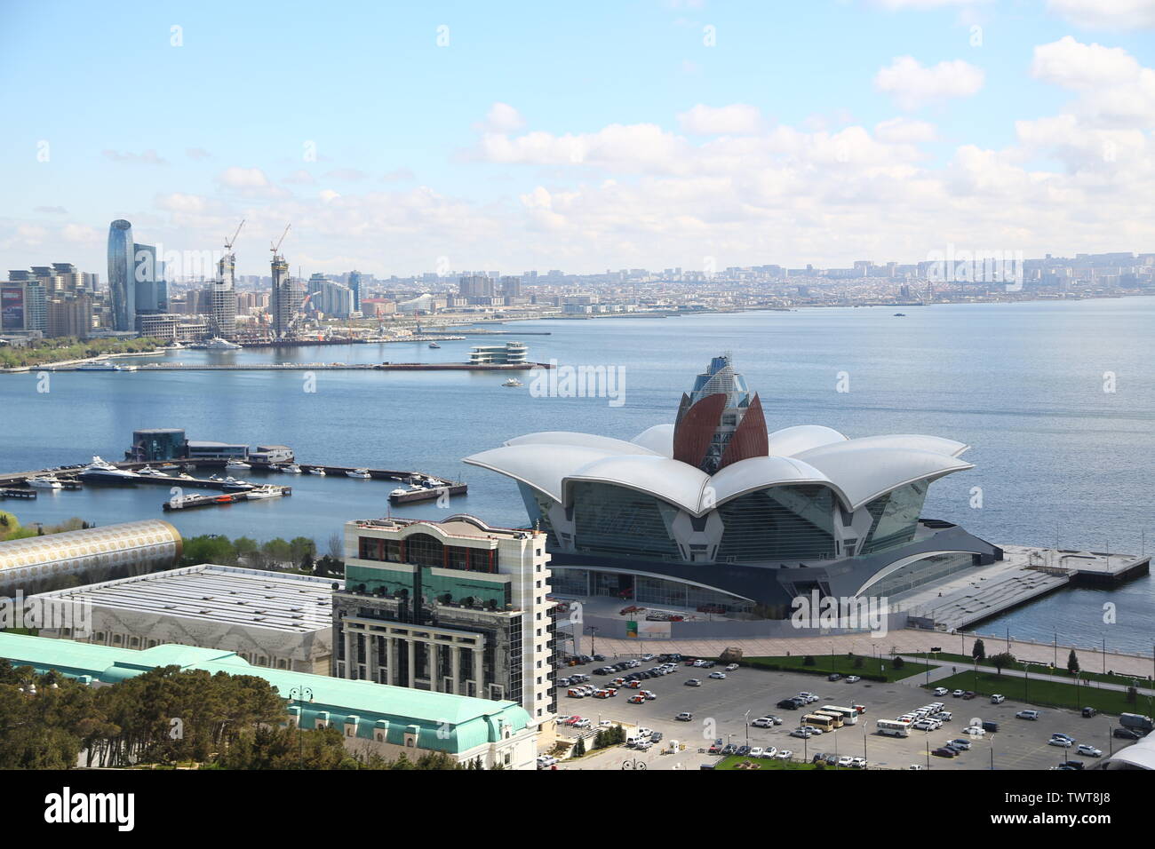 in azerbaijan the view of the center Stock Photo - Alamy