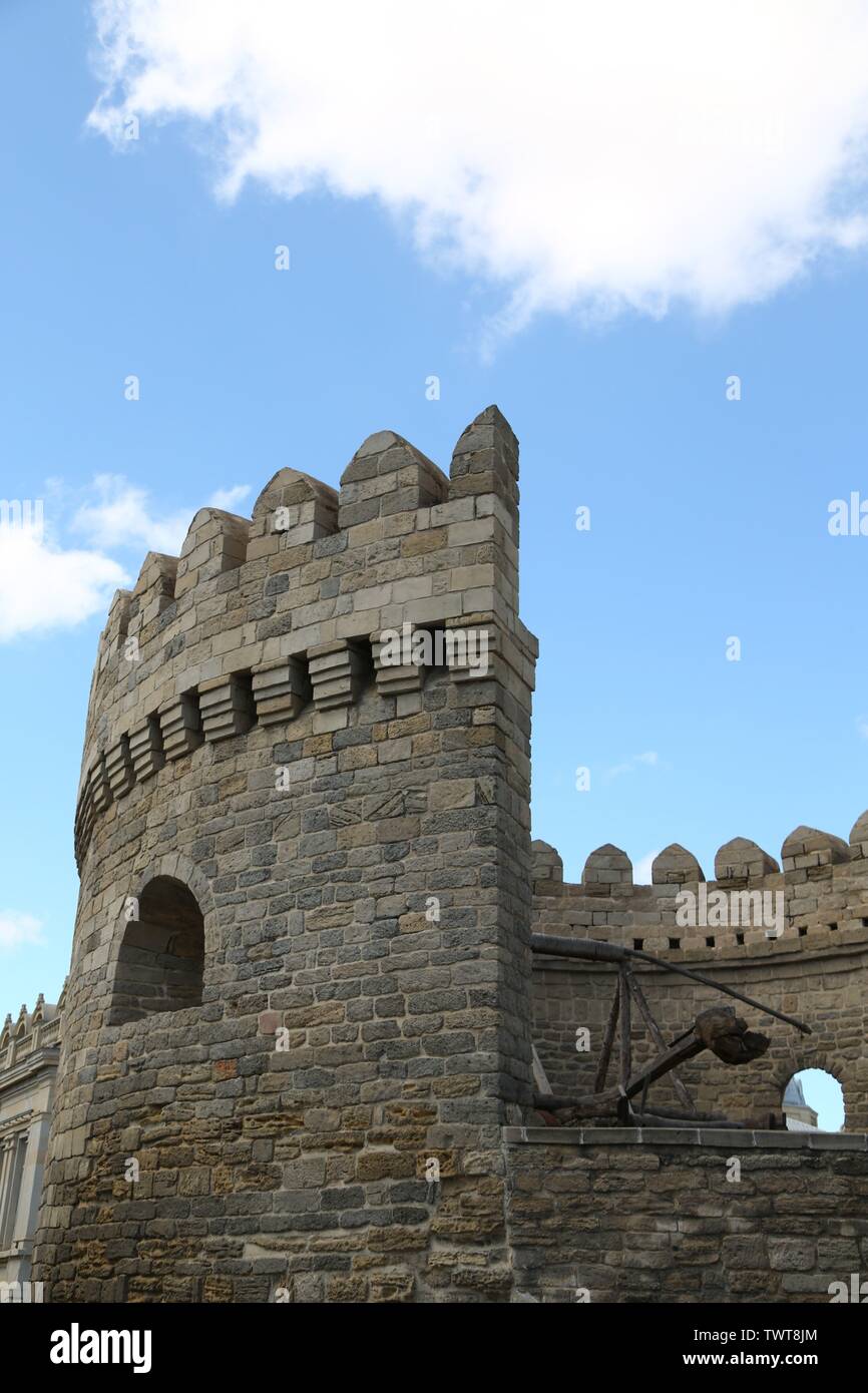 in azerbaijan the view of the center Stock Photo - Alamy