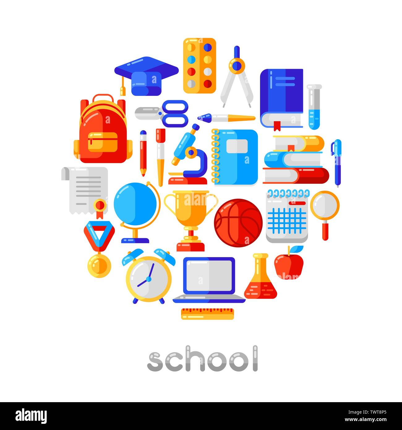 Science symbols microscope hi-res stock photography and images - Alamy