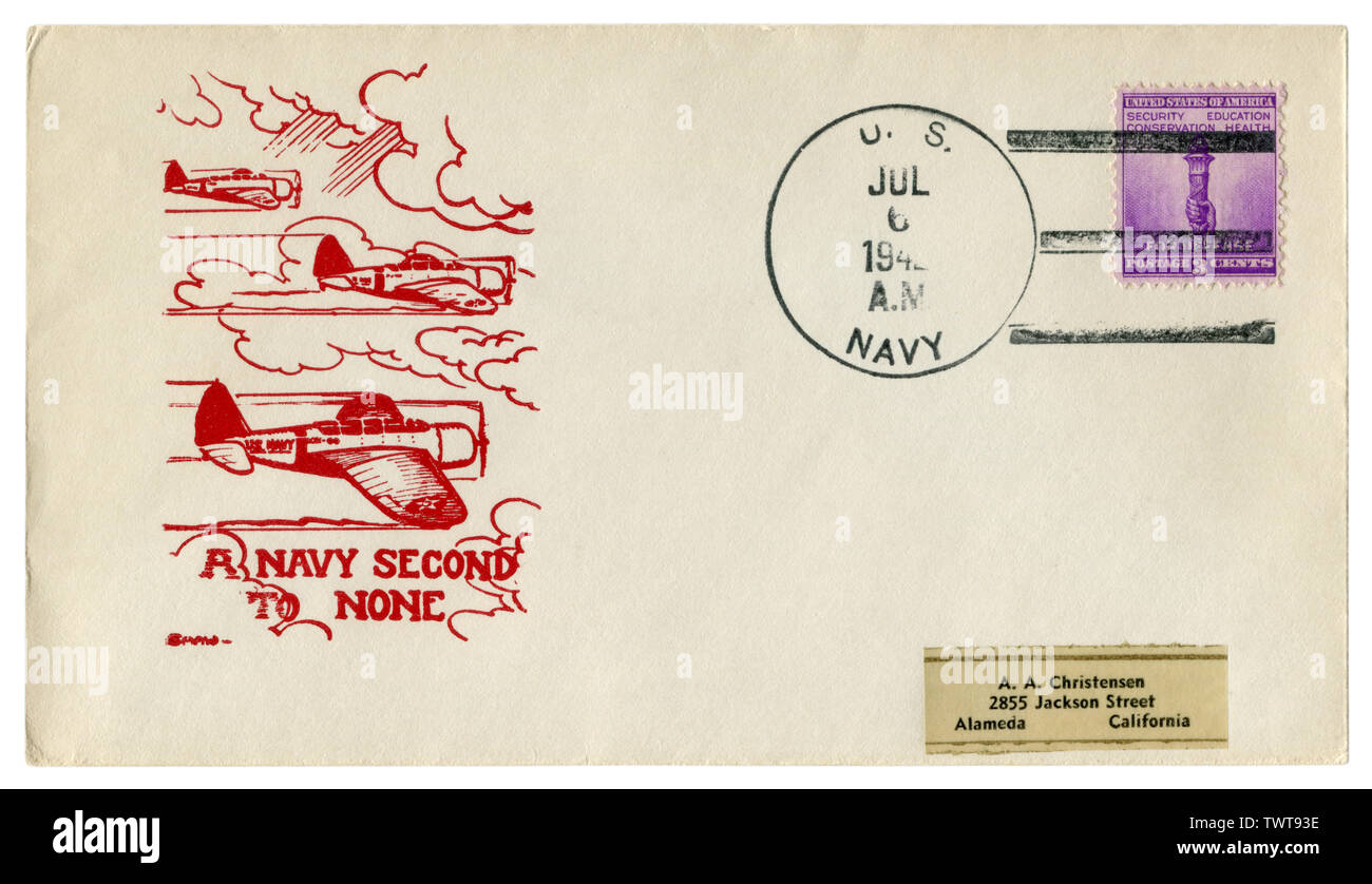 Navy scout plane Cut Out Stock Images & Pictures - Alamy