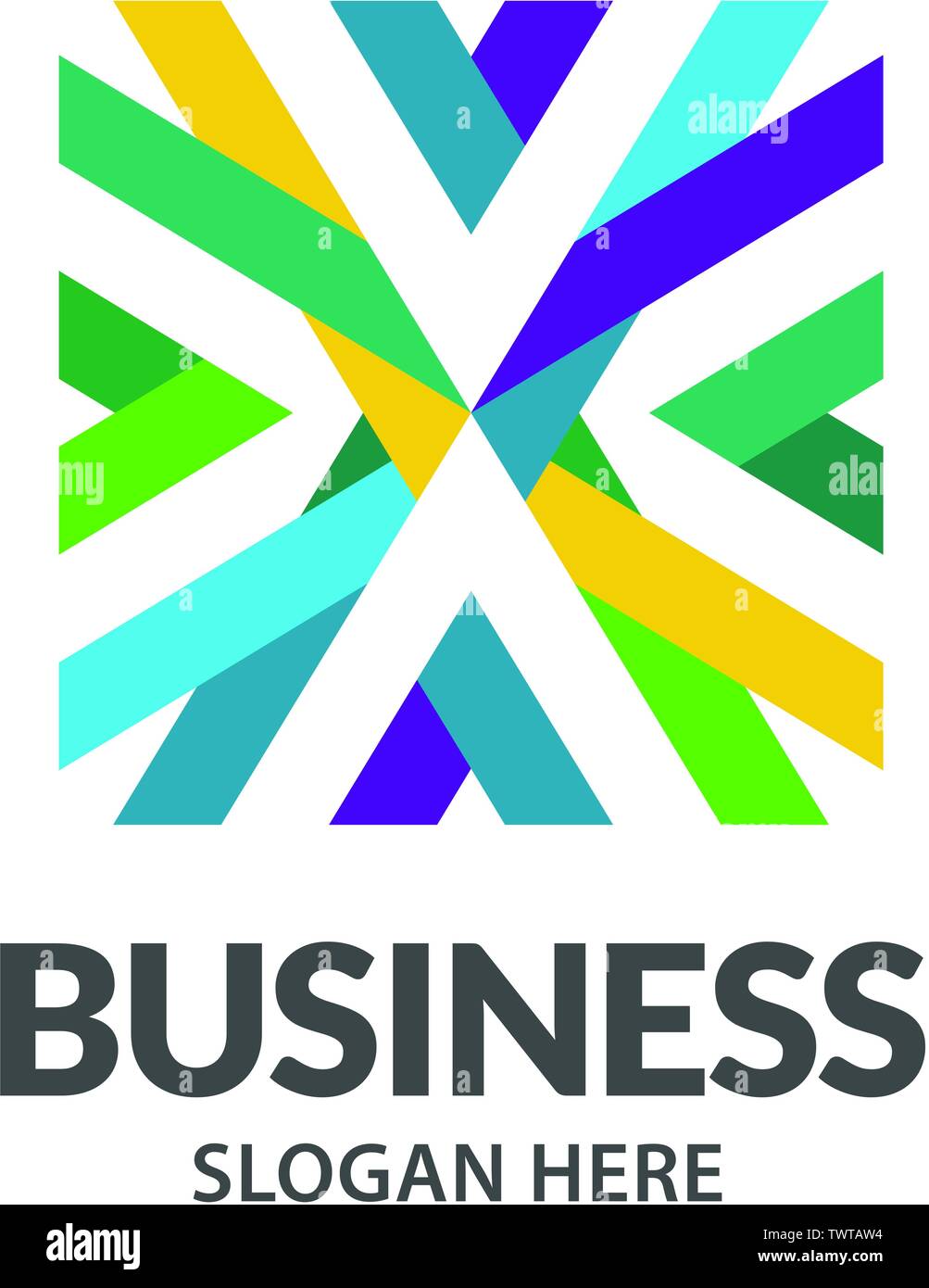 Abstract square technology logo vector. technology corporate identity ...