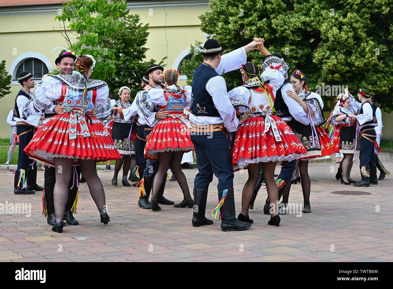 Prague Traditional Dress Dancing High Resolution Stock Photography and ...