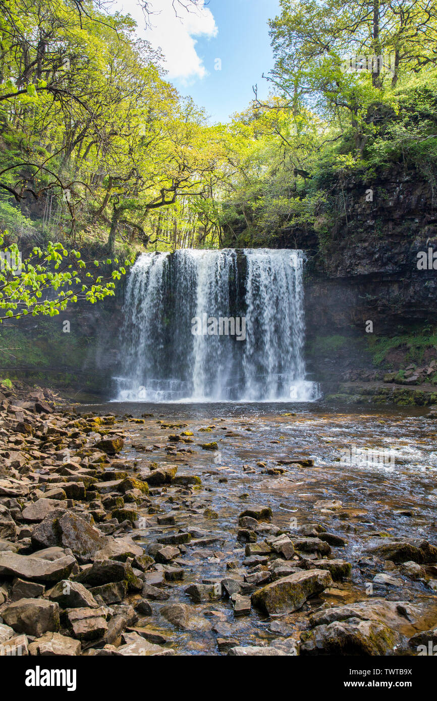 Four waterfalls walk brecon hi-res stock photography and images - Alamy