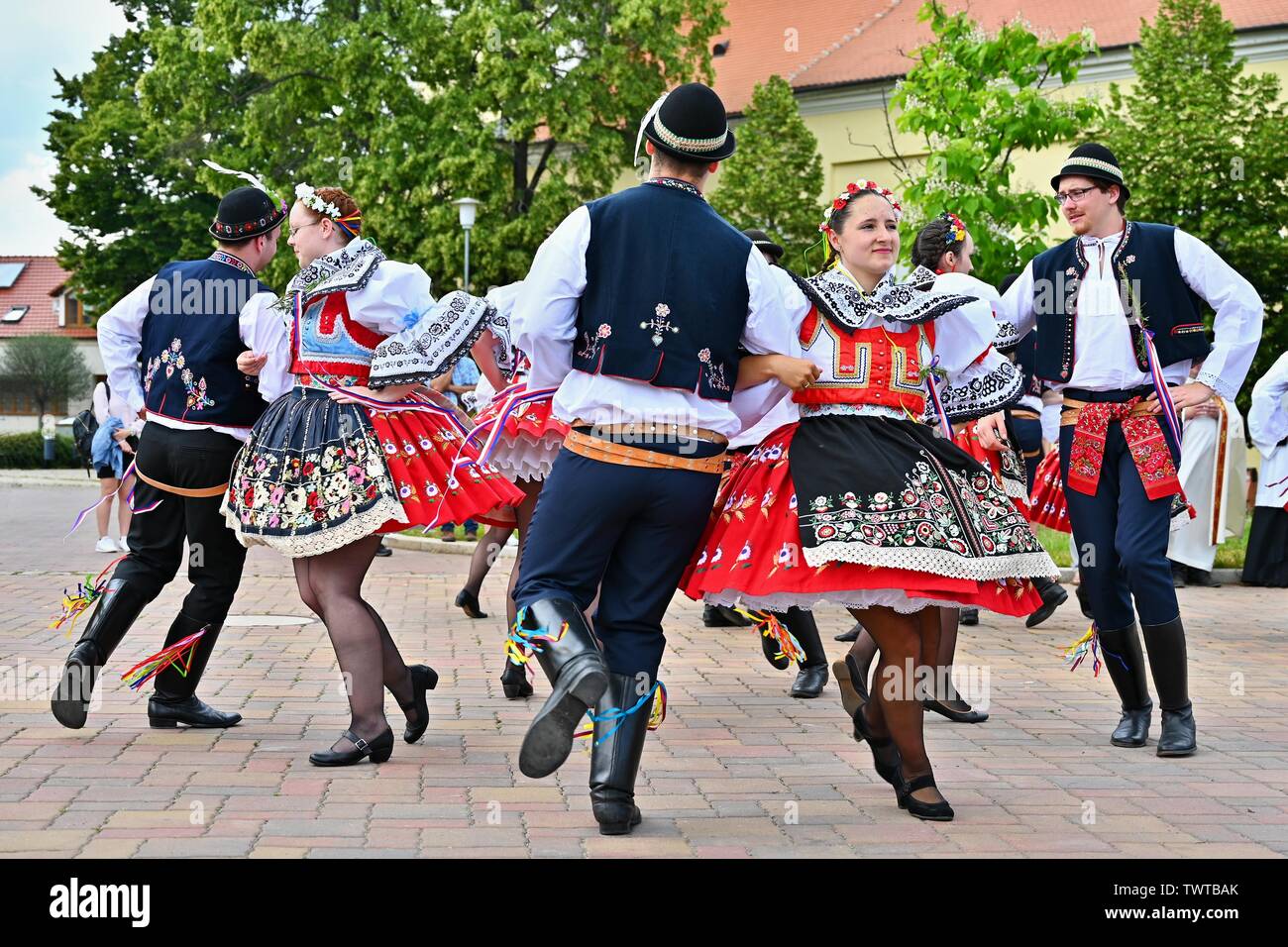 Prague Traditional Dress Dancing High Resolution Stock Photography and ...