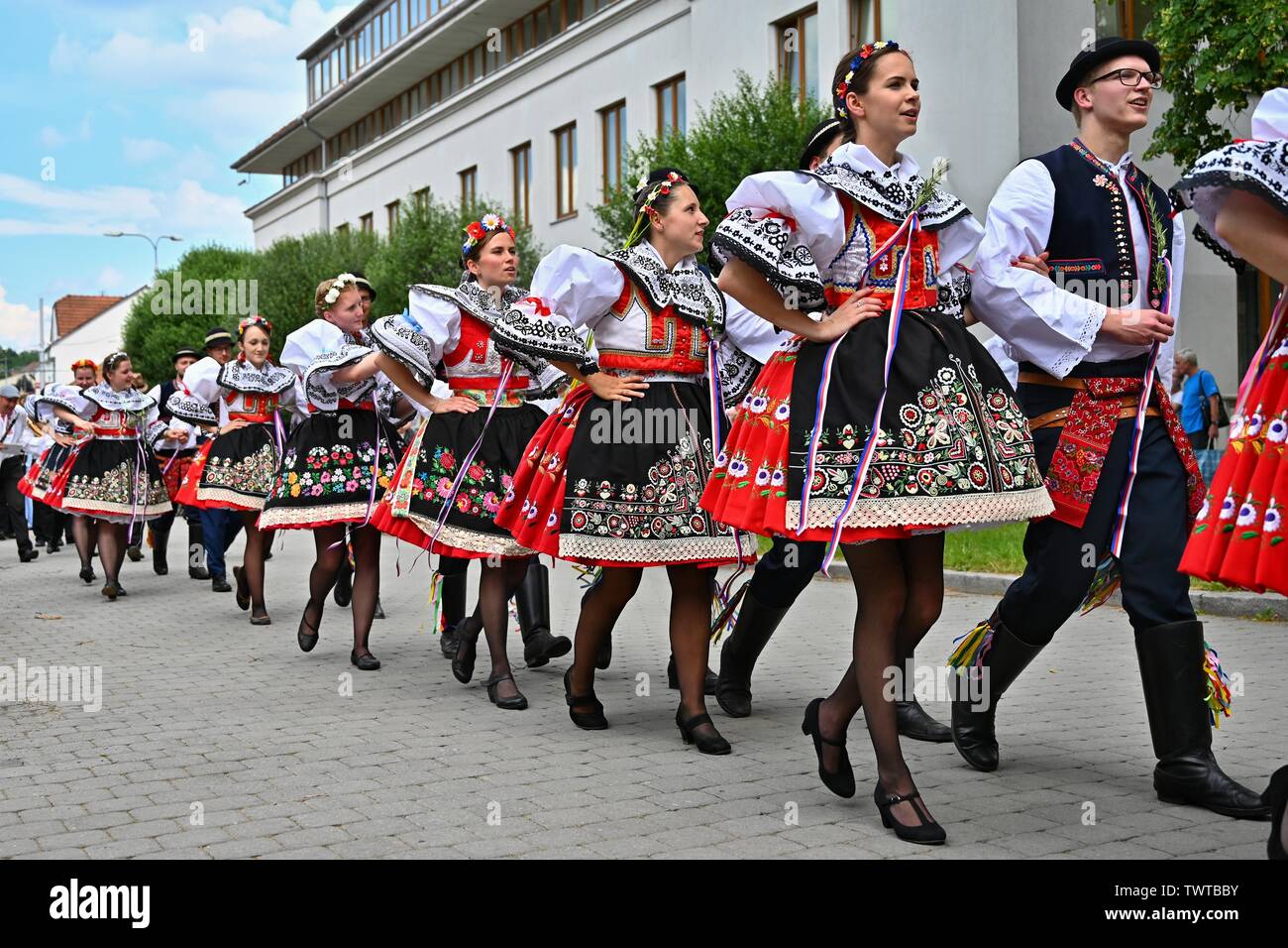 Prague Traditional Dress Dancing High Resolution Stock Photography and ...
