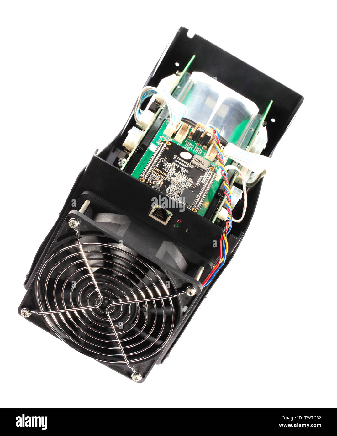 electronic device isolated on white background Stock Photo - Alamy