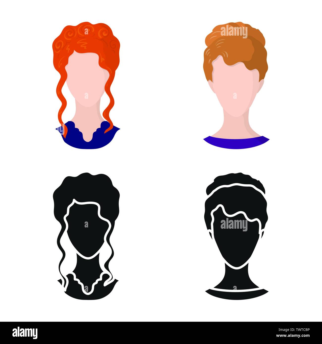 Isolated object of professional and photo symbol. Collection of ...