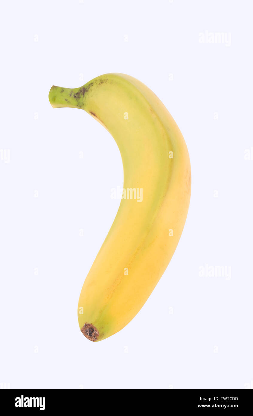 Yellow Banana Isolated Stock Photo - Alamy
