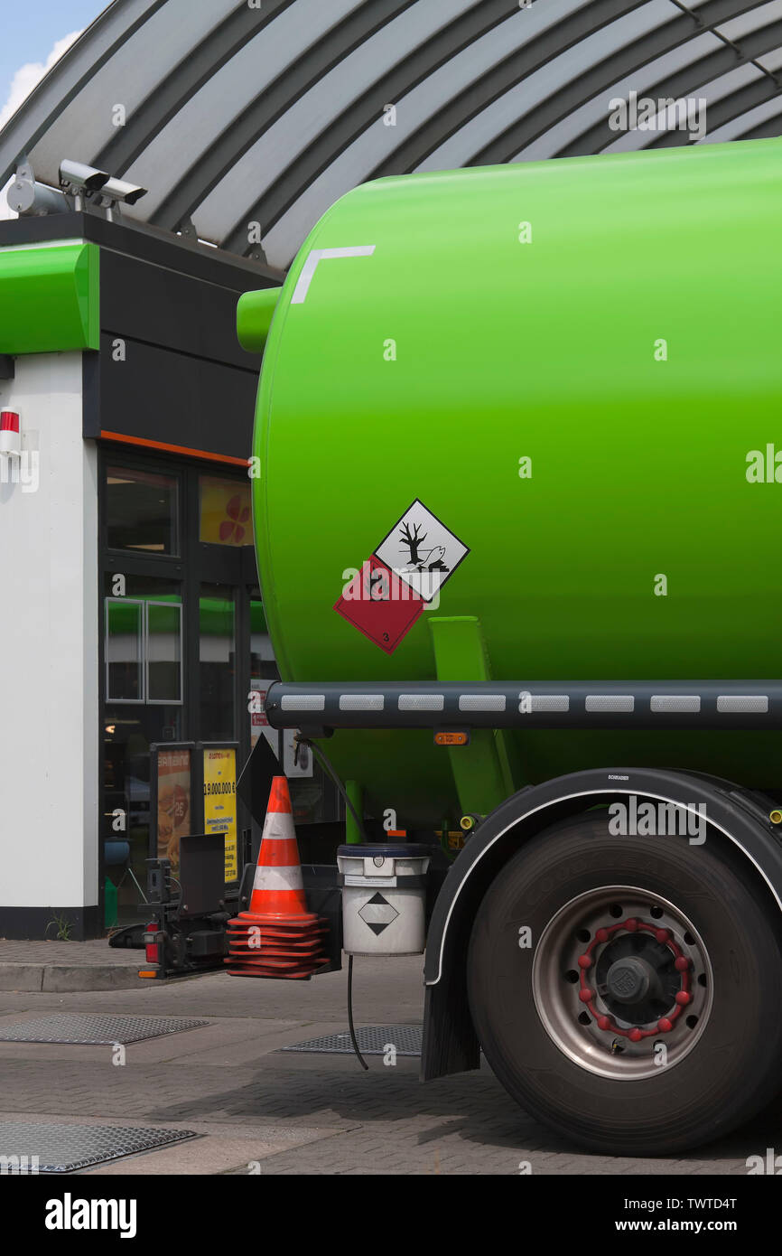 HEM gas station in Berlin, Germany Stock Photo - Alamy