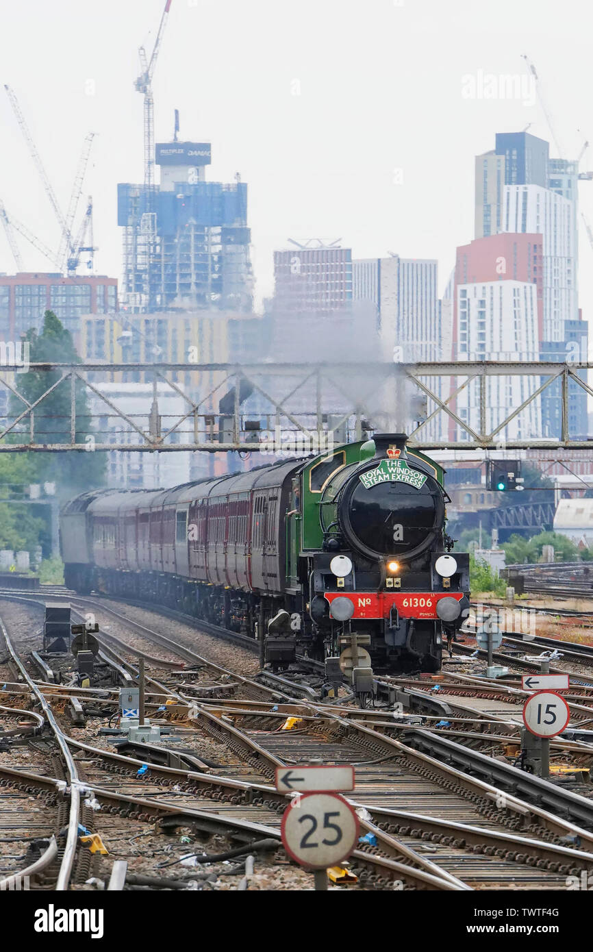 The lner thompson class b1 steam locomotive 61306 hi-res stock ...