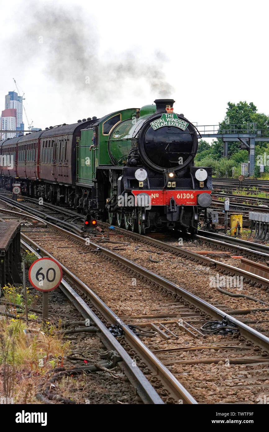 The lner thompson class b1 steam locomotive 61306 hi-res stock ...