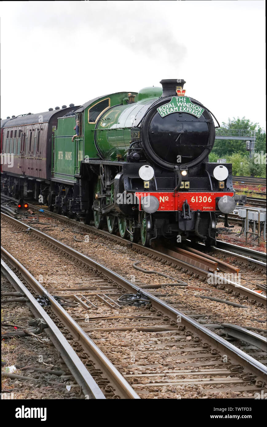 The lner thompson class b1 steam locomotive 61306 hi-res stock ...