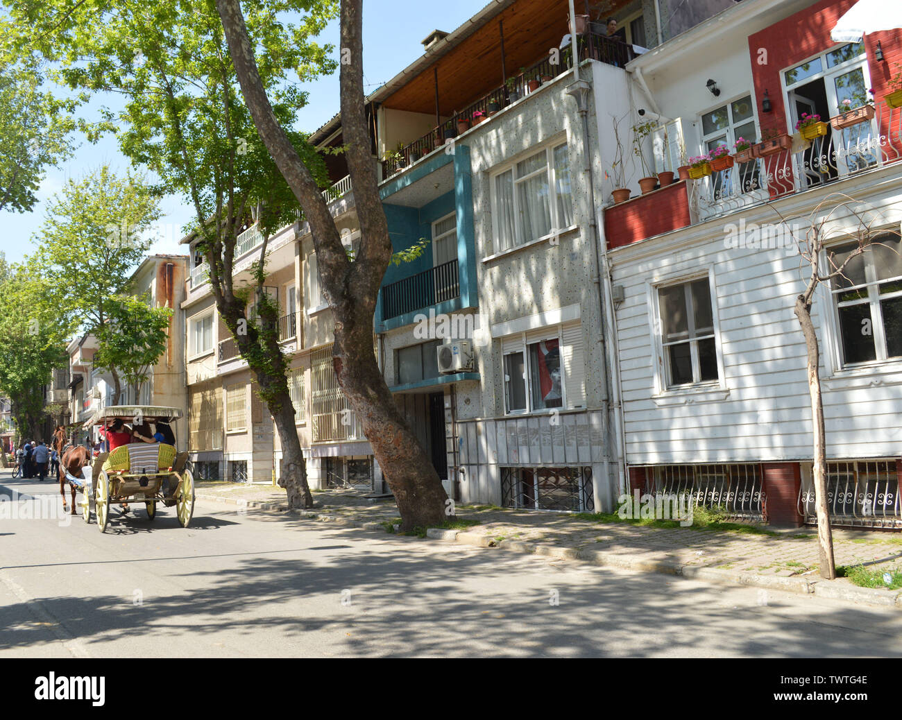 Beautiful houses in princess island Buyukada,Istanbul, Turkey Stock ...