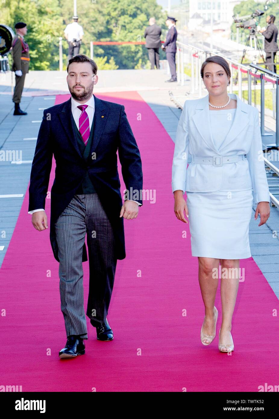 Luxembourg. 23rd June, 2019. Princess Alexandra and Prince Sebastian of ...