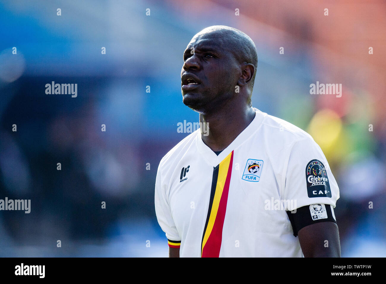 CAIRO, EGYPT - JUNE 22: Dennis Onyango of Uganda looks on during the ...