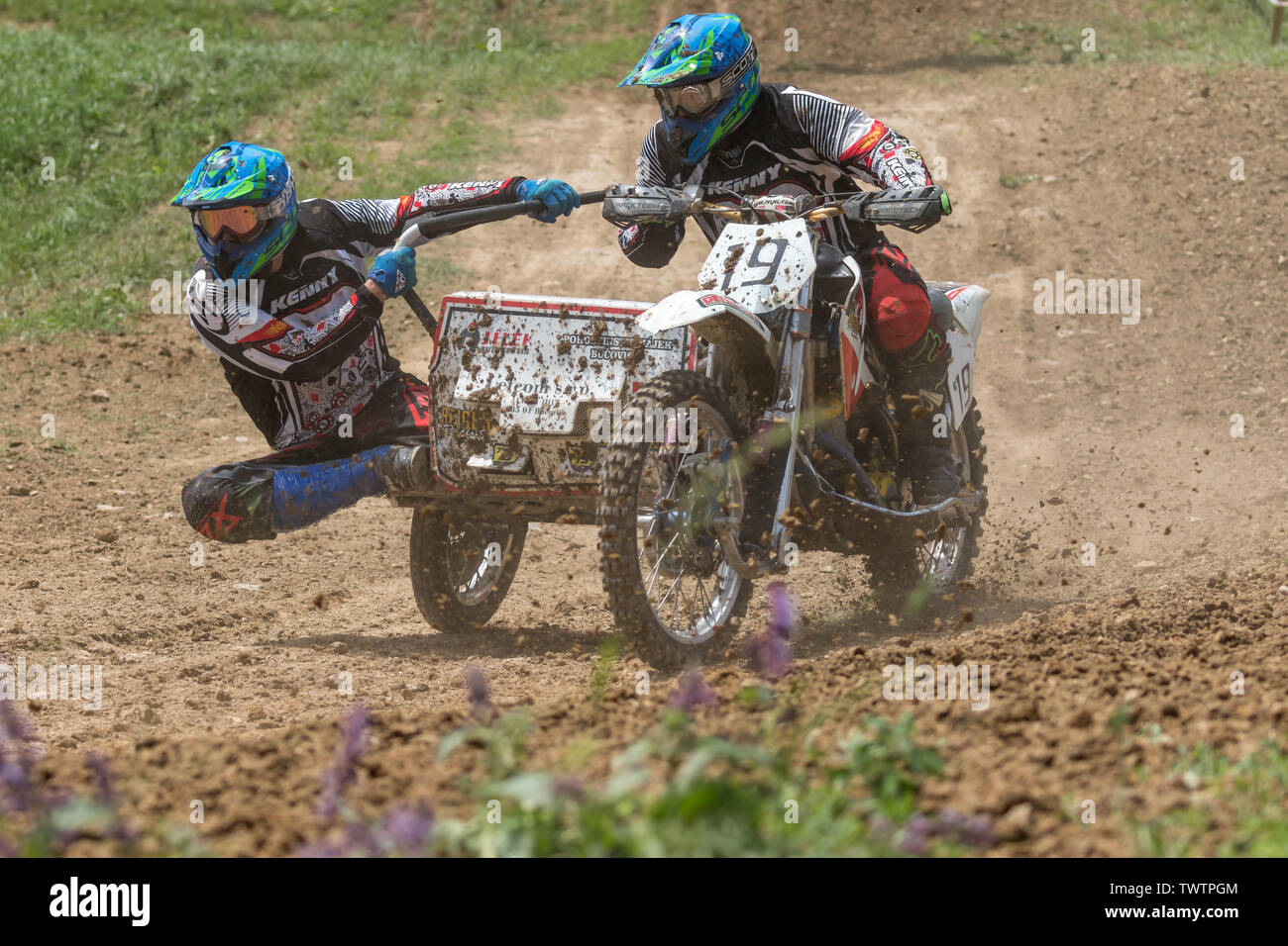 Motorcycle sidecars international motorcycle race hi-res stock ...