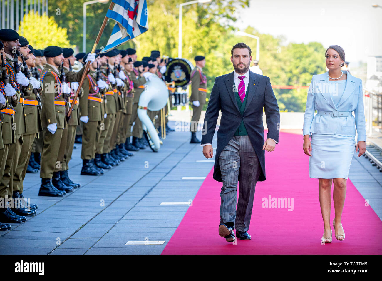 Luxembourg, Luxembourg. 23rd June, 2019. Prince Sebastien an Princess ...