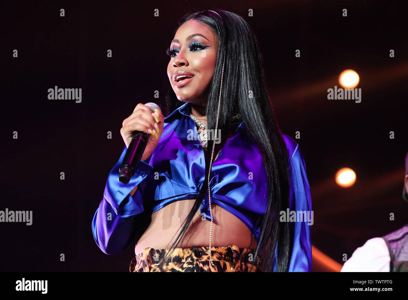 LOS ANGELES, CALIFORNIA, USA - JUNE 22: Rapper Yung Miami of City Girls ...