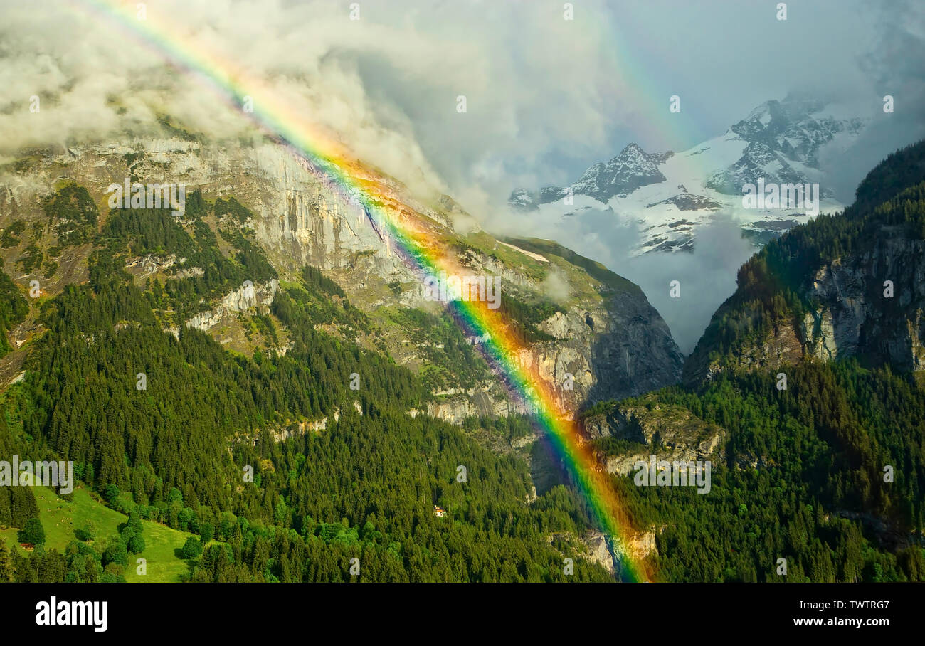 Rainbow snow hi-res stock photography and images - Alamy