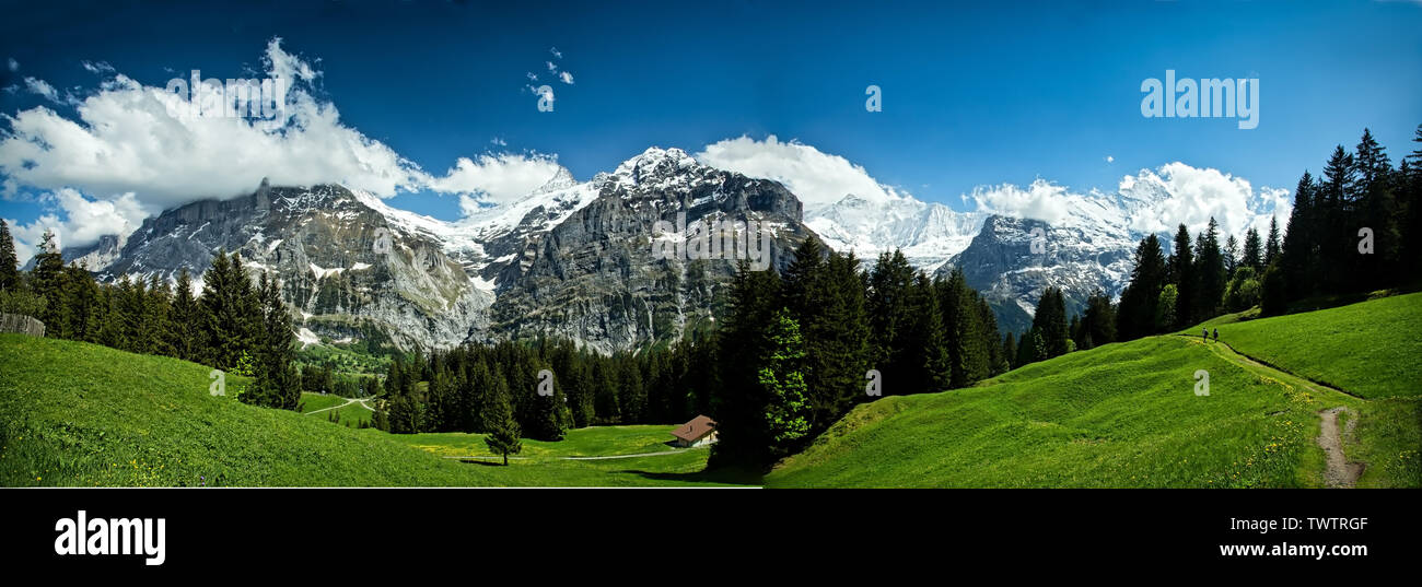 Alps panorama hi-res stock photography and images - Alamy